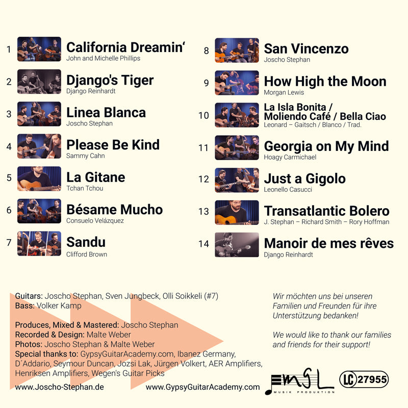 Playlist - Joscho Stephan Trio